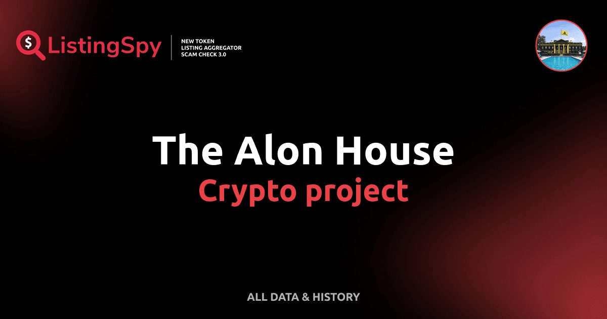 The Alon House crypto project: AlonHouse token listings, events ...